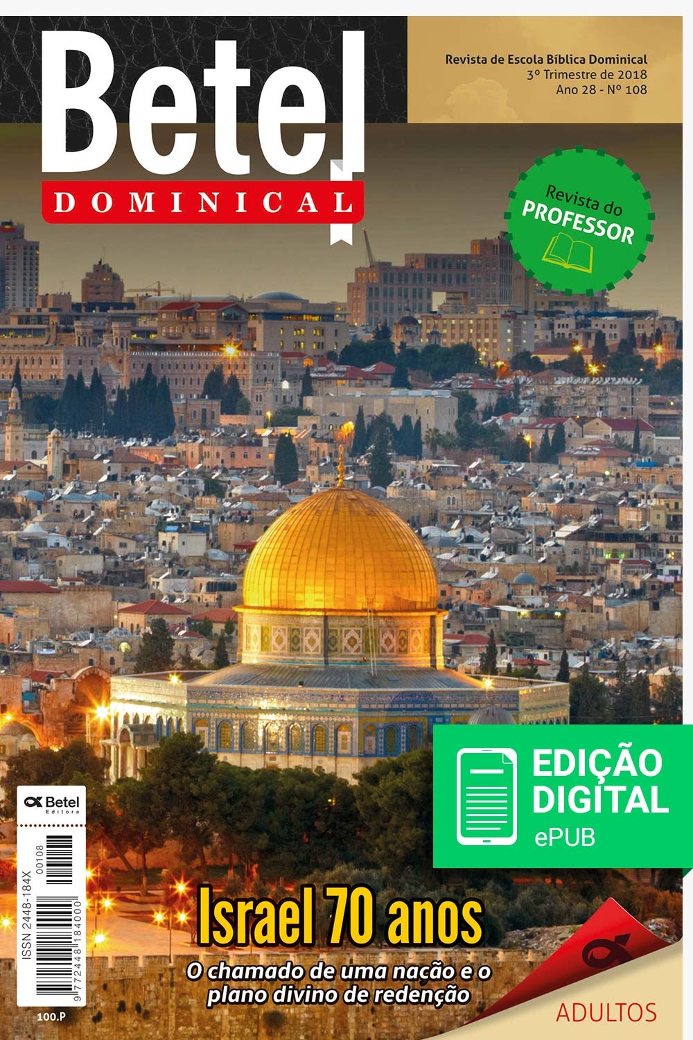 Betel Dominical - 2018 / 3º Trimestre - Professor (Digital) | Editora ...