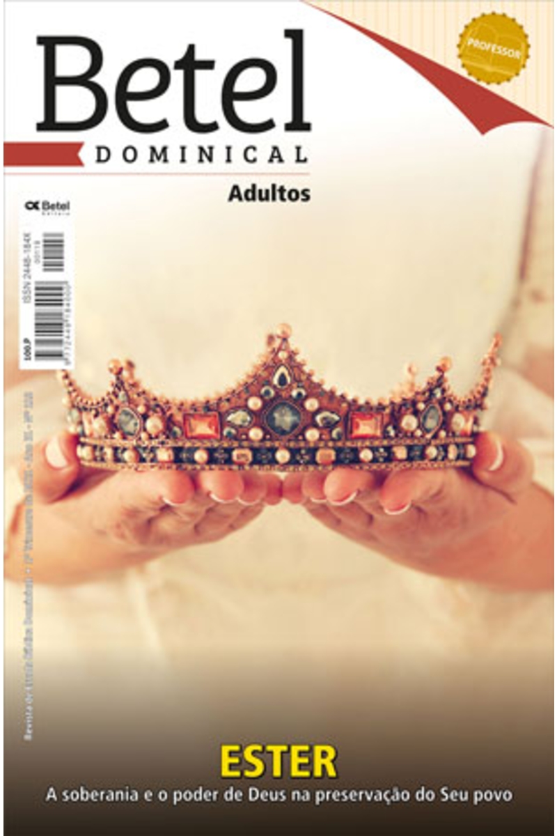 Betel Dominical (Professor) 1º Trimestre de 2021 | Editora Betel ...