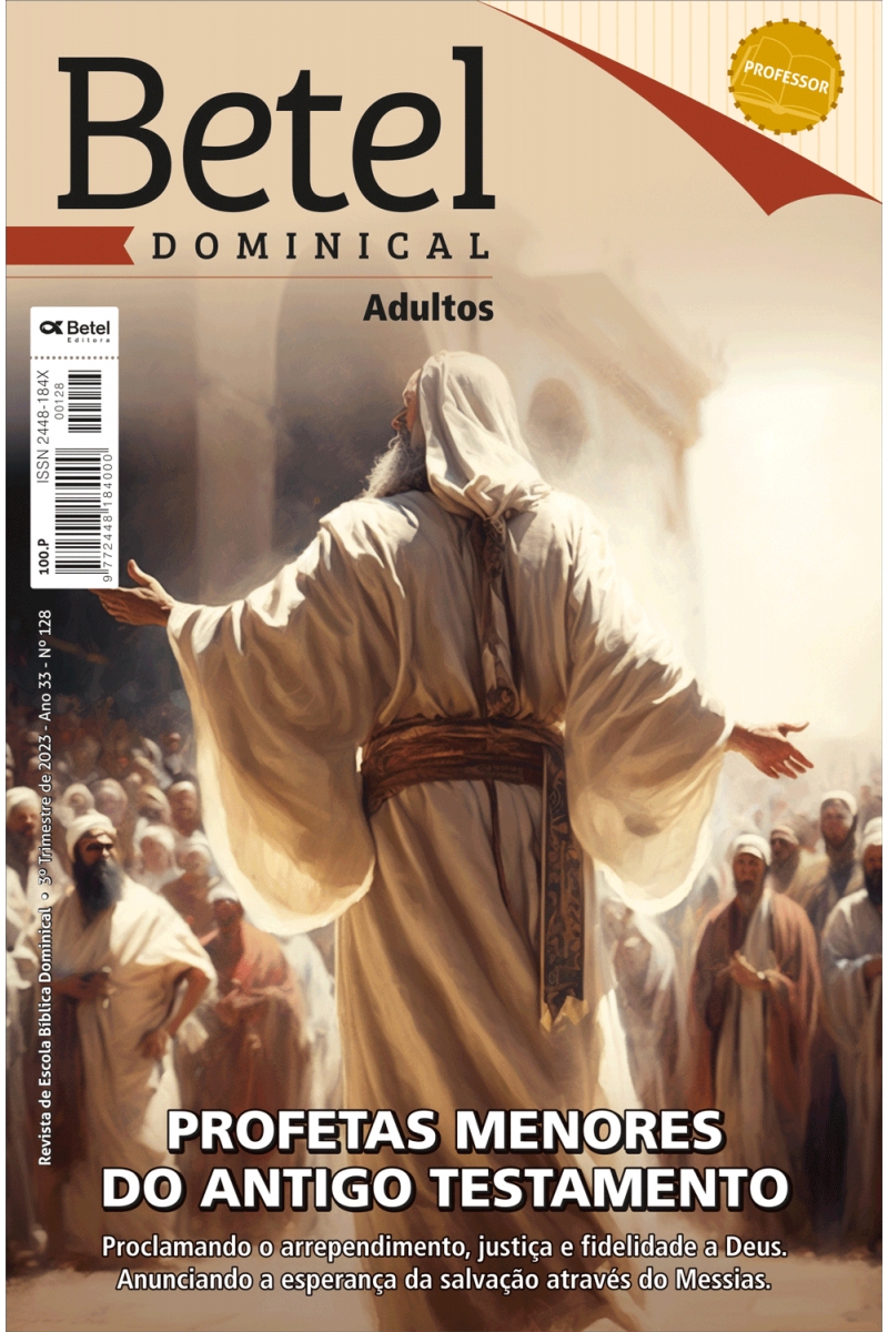 REVISTA BETEL DOMINICAL ADULTO PROFESSOR 3º TRI 2023 | Editora Betel ...